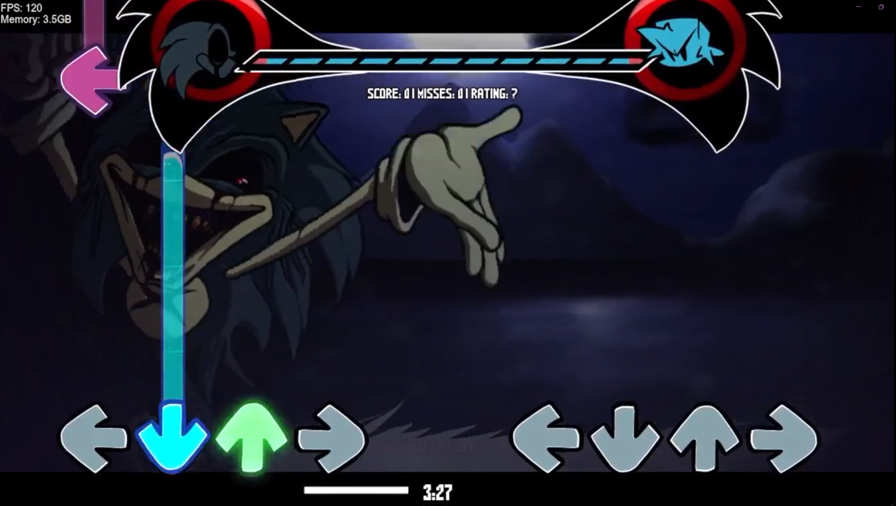 FNF Vs Sonic.EXE Fan Song || Re-Executed Charted Mod for Friday Night ...