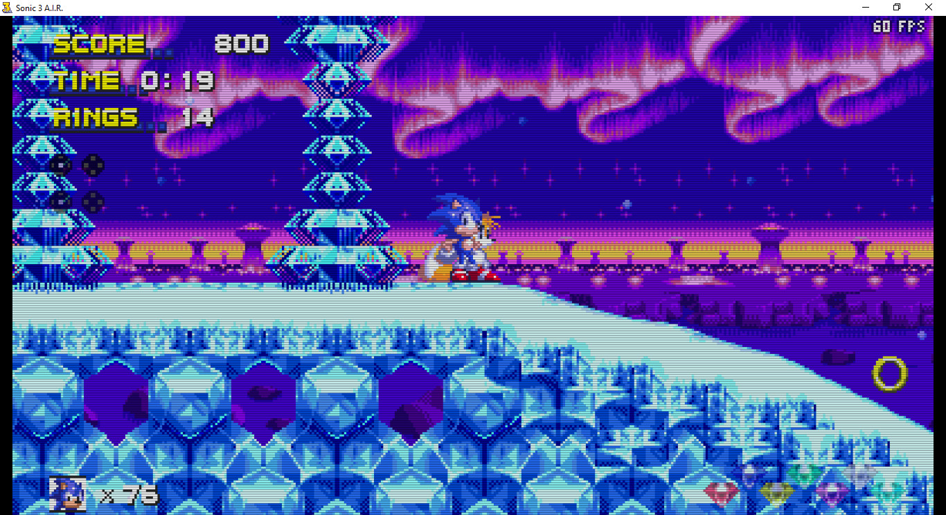 Planet Freon BG over ICZ2 BG Mod for Sonic 3 A.I.R. | S3AIR Mods