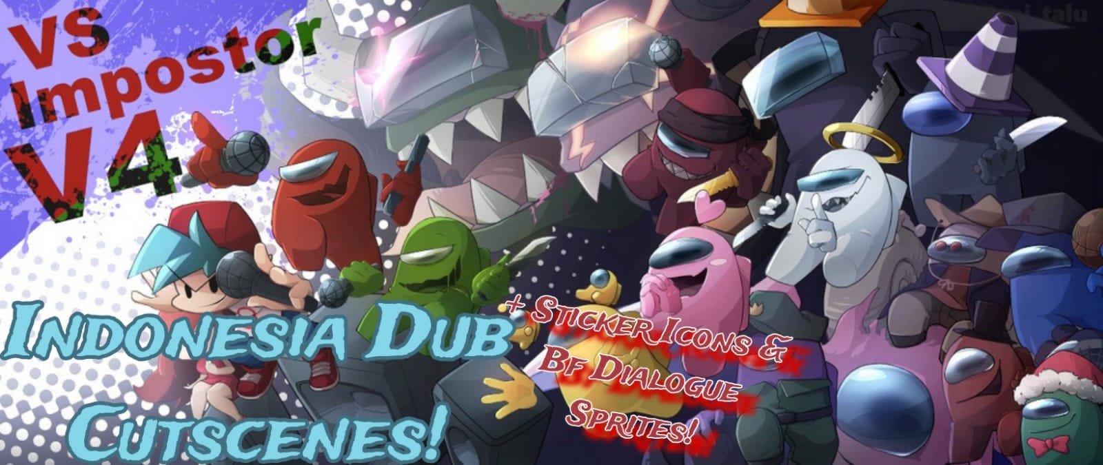 FNF Vs Impostor V4 Dub Indonesia Mod for Friday Night Funkin' | FNF Mods