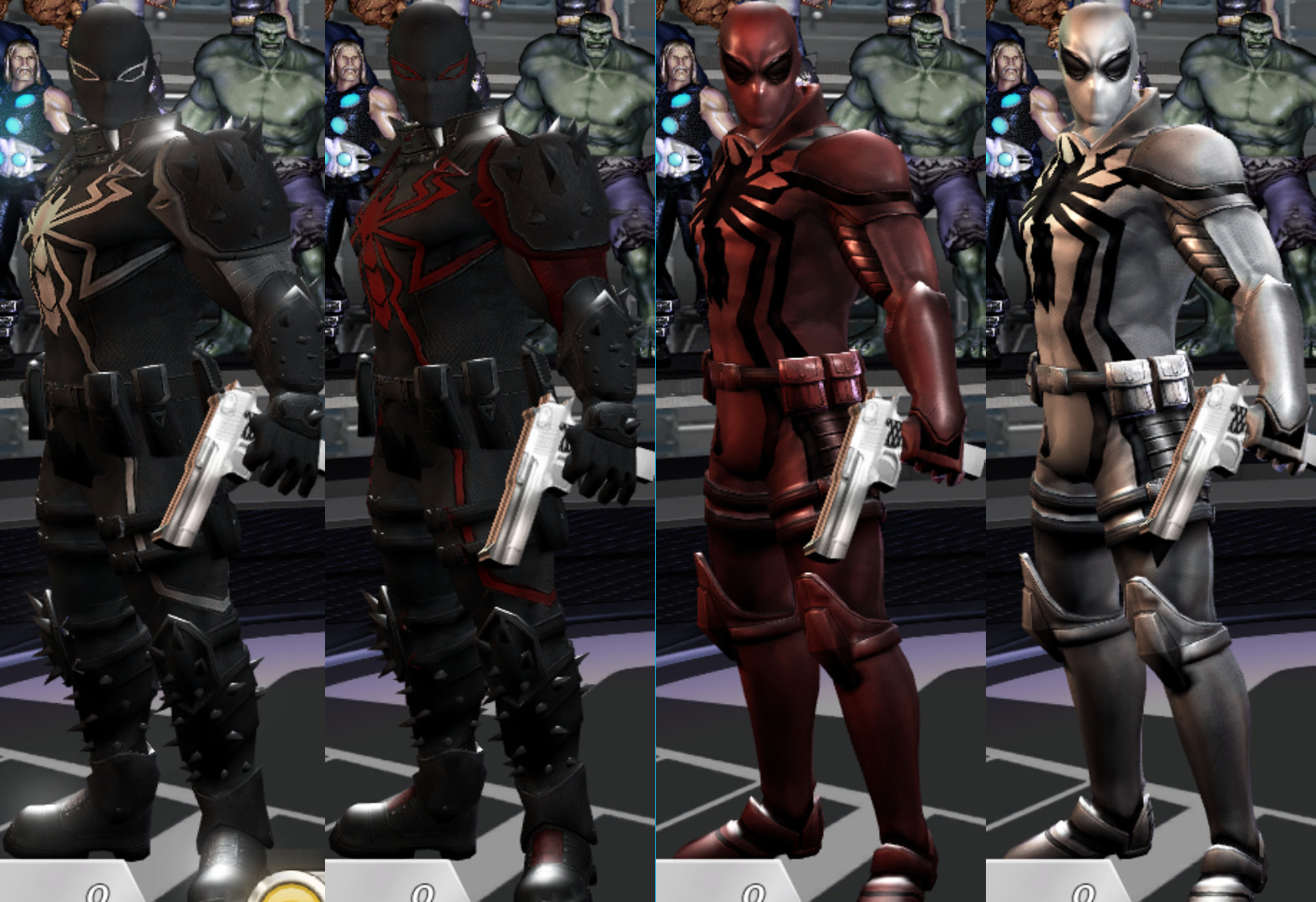 MFF Agent Venom Skin Pack Mod for Marvel: Ultimate Alliance | MUA Mods