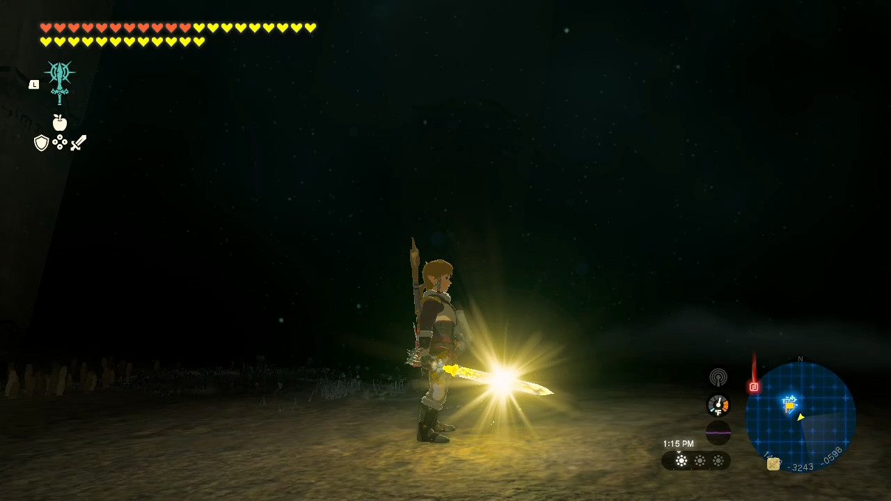 Celestial Master Sword with Golden Glow Mod for The Legend of Zelda ...