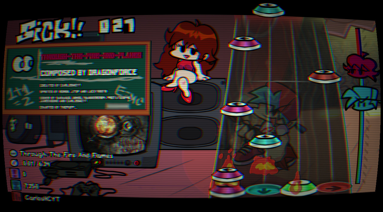 Guitar Hero Project - Through The Fire And Flames Mod for Friday Night ...