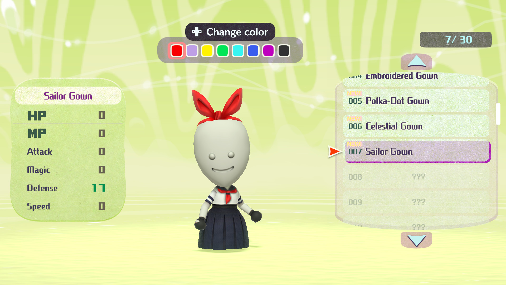 Sailor Gown Fix Mod for Miitopia (Switch) | Miitopia Mods