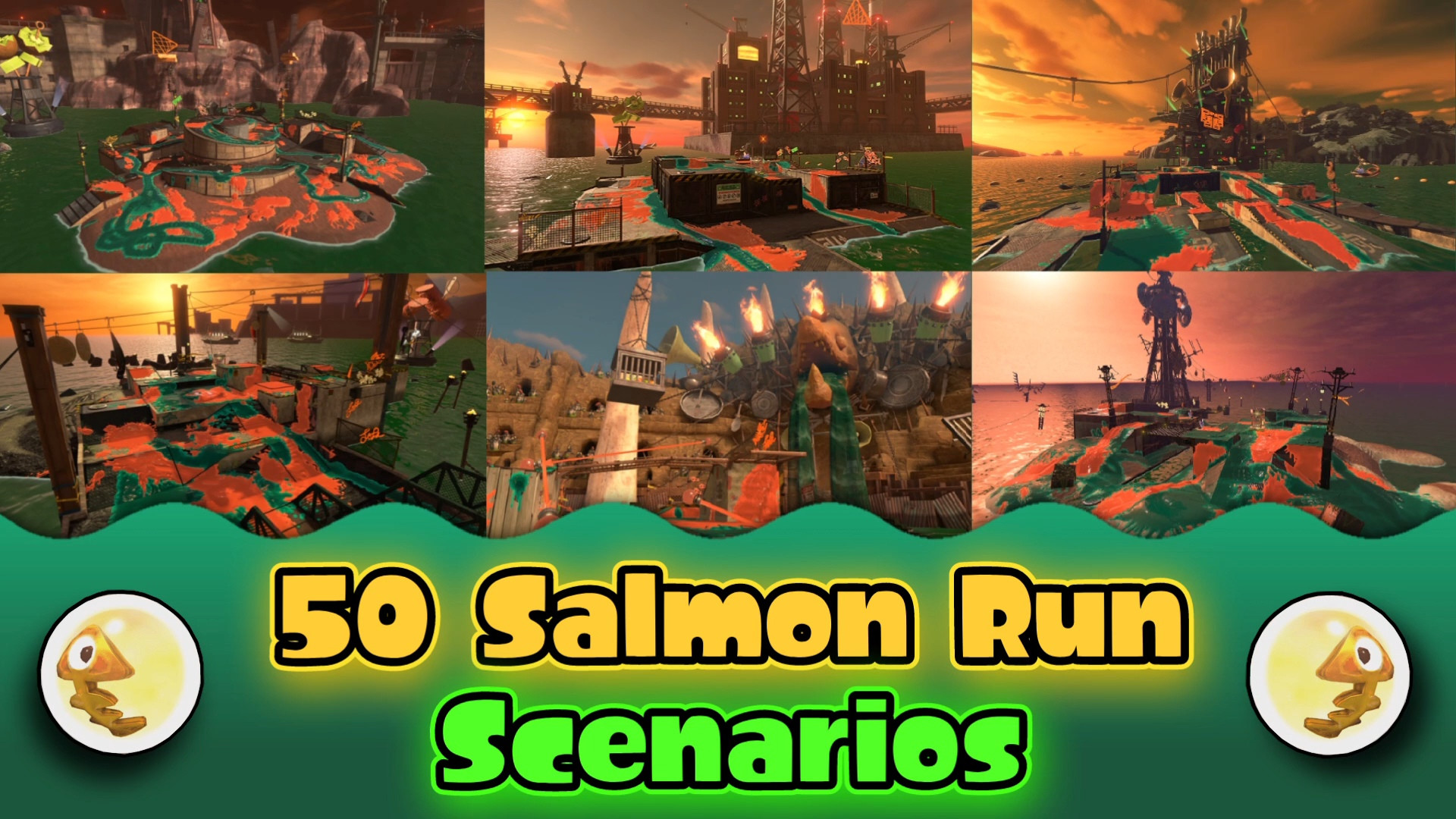 50 Salmon Run Scenarios (Save File) Mod for Splatoon 3 | Splatoon 3 Mods