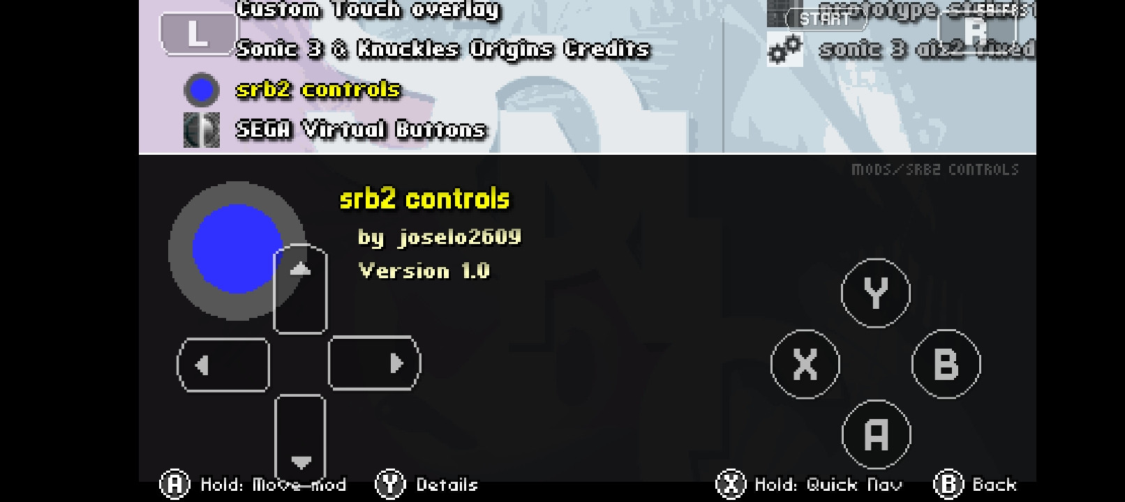 Sonic robo blast 2 controls Mod for Sonic 3 A.I.R. | S3AIR Mods