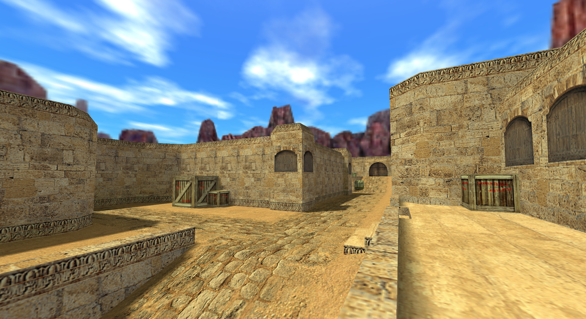 Dust2 Texture from CSBeta Mod for Counter-Strike 1.6 | CS1.6 Mods