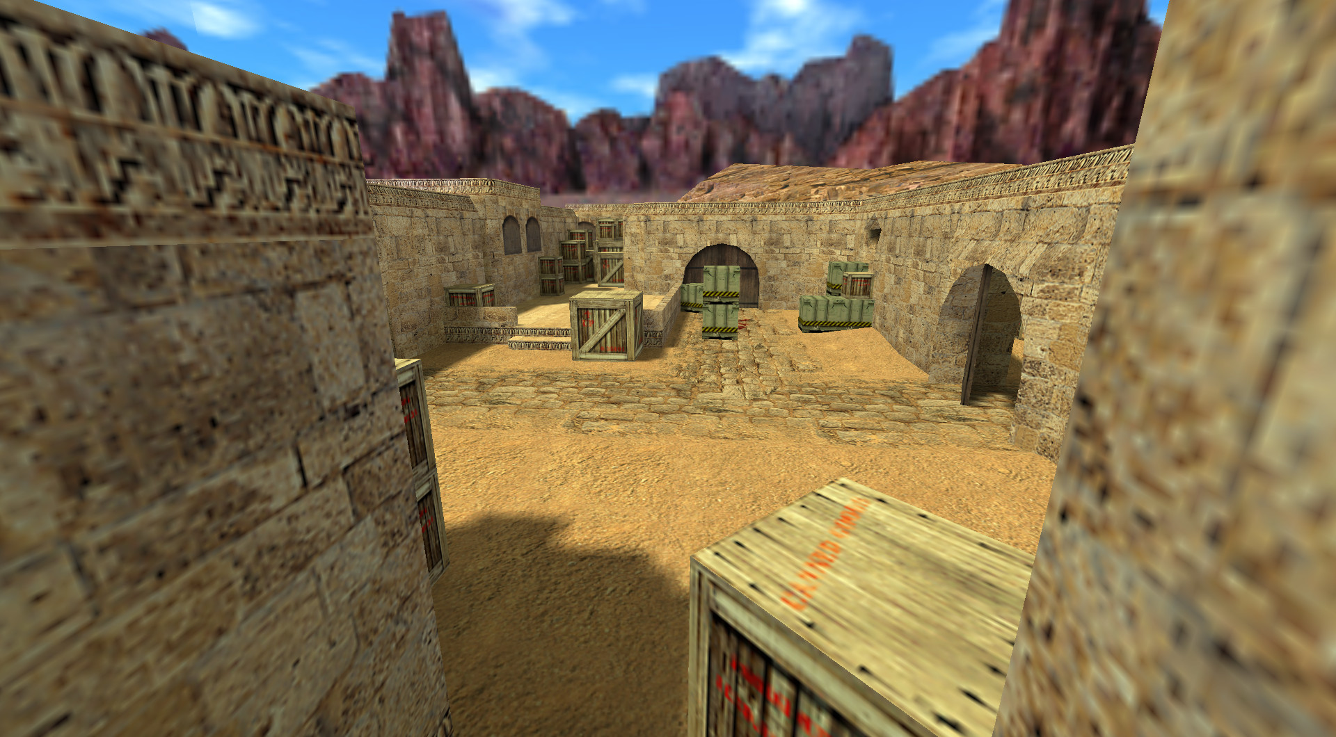 Dust2 Texture from CSBeta Mod for Counter-Strike 1.6 | CS1.6 Mods