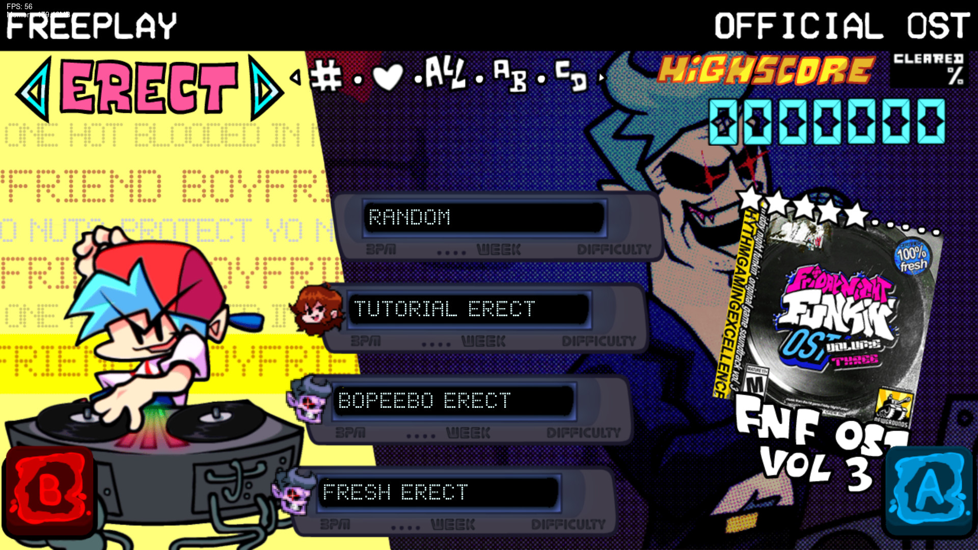 FNF FreeUp 3 (modpack) Mod for Friday Night Funkin' | FNF Mods