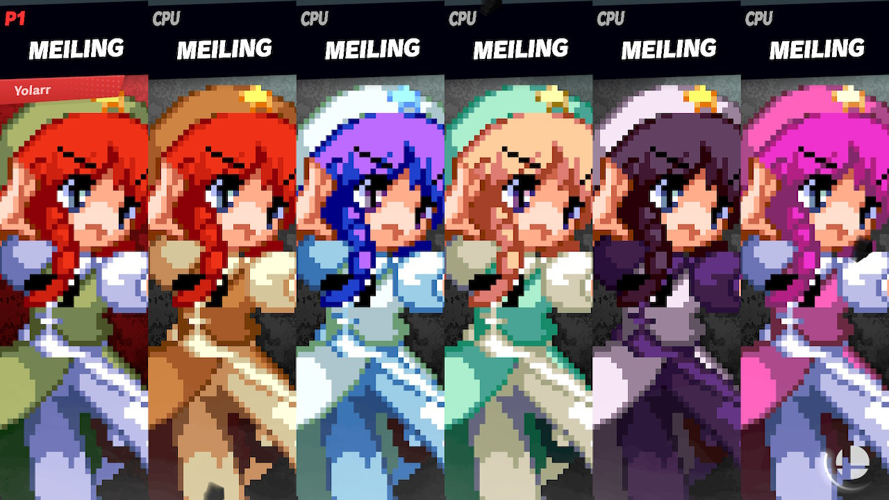 Hong Meiling Moveset (Touhou Hisoutensoku) Mod for Super Smash Bros ...