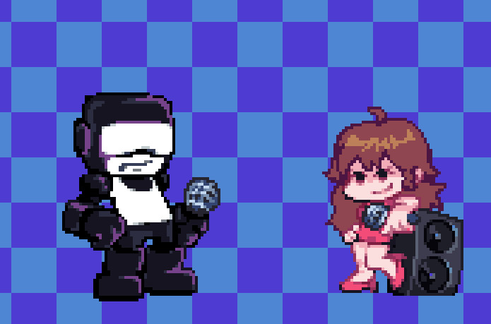 Pixel tankman & Gf Mod for Friday Night Funkin' | FNF Mods