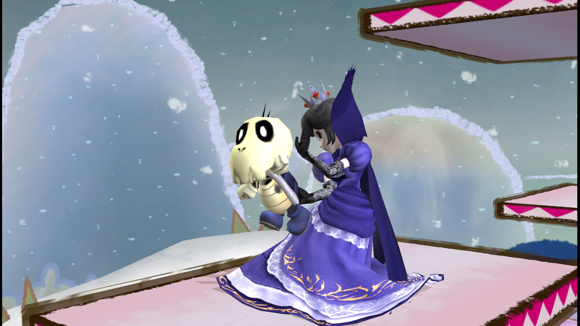 Dull Bones For Shadow Queen Peach (P+ 3.12) Mod for Super Smash Bros ...