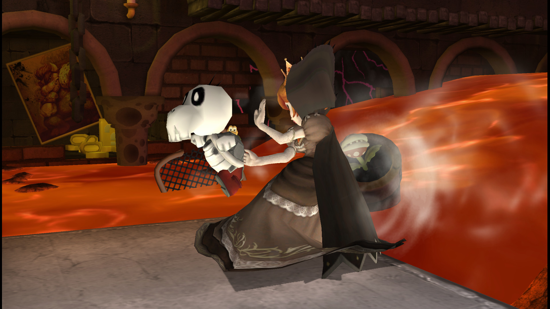 Dull Bones For Shadow Queen Peach (P+ 3.12) Mod for Super Smash Bros ...