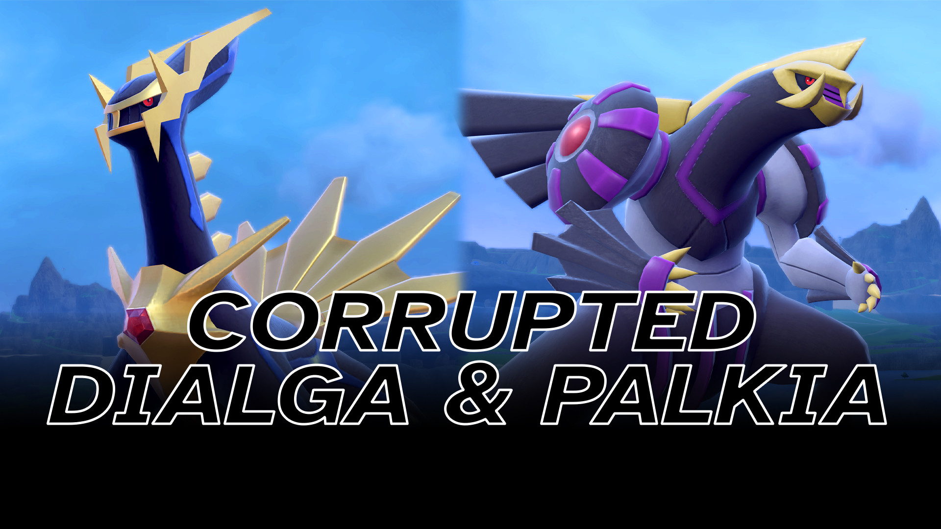 Corrupted Dialga & Palkia Mod for Pokemon Scarlet & Violet | PKMN SV Mods