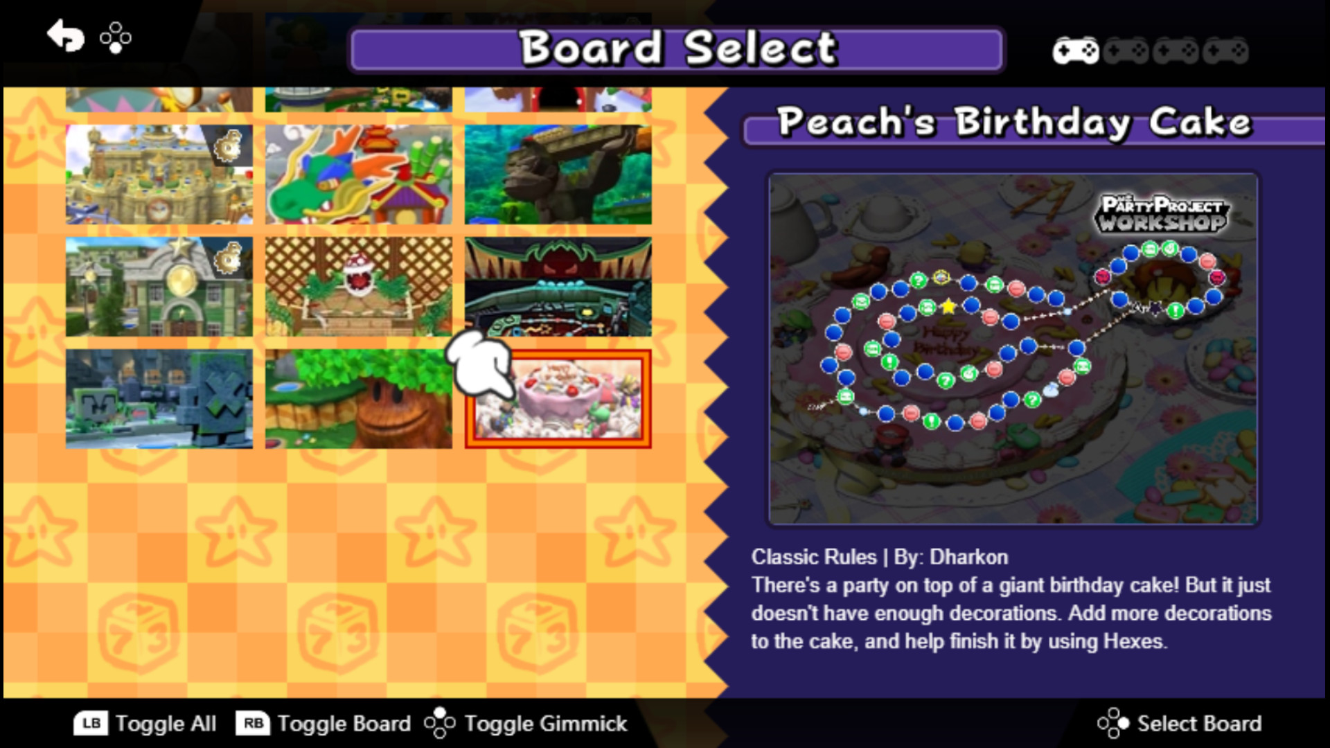 Peach's Birthday Cake (Custom) Mod for Party Project | PProject Mods