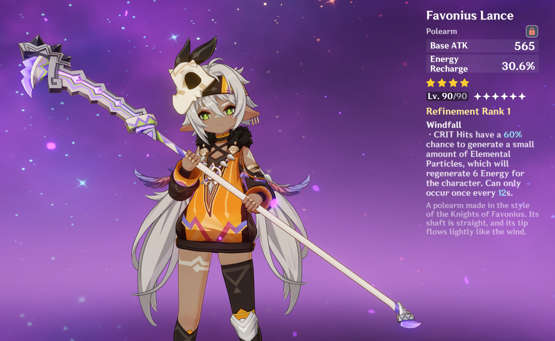 Sturdy Bonespear for Iansan Mod for Genshin Impact | GI Mods