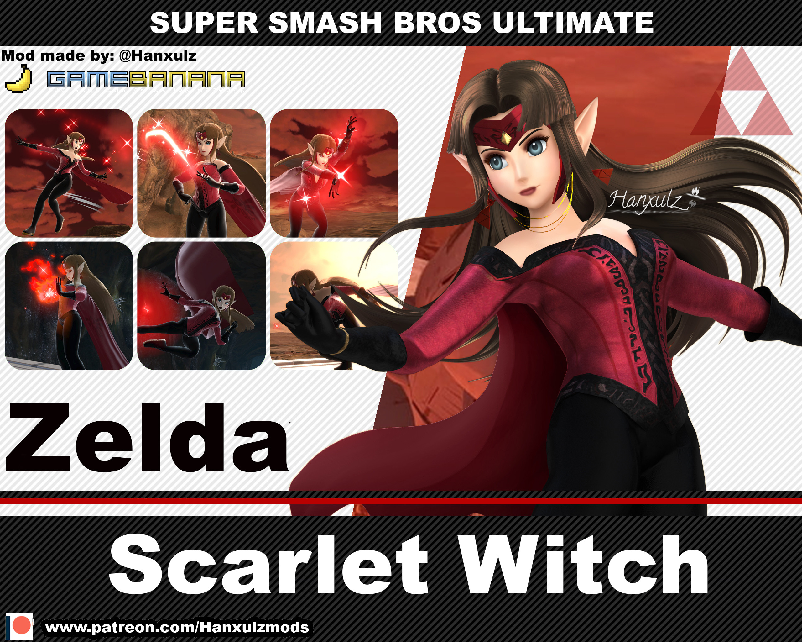 Zelda (Marvel Future Revolution: Scarlet Witch) Mod for Super Smash ...