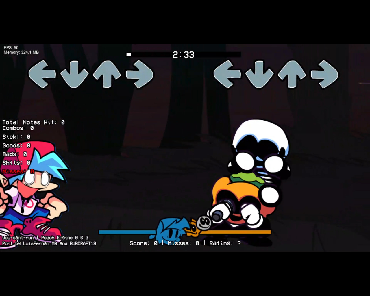 Nostalgic Old You Can't Run (Bfc VS Spooky Kids) Mod for Friday Night ...