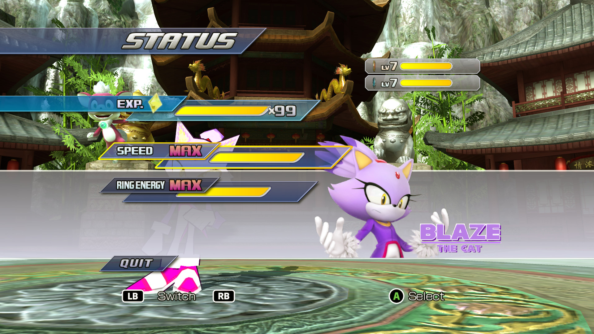 Rush Adventure Blaze Mod for Unleashed Recompiled | UR Mods