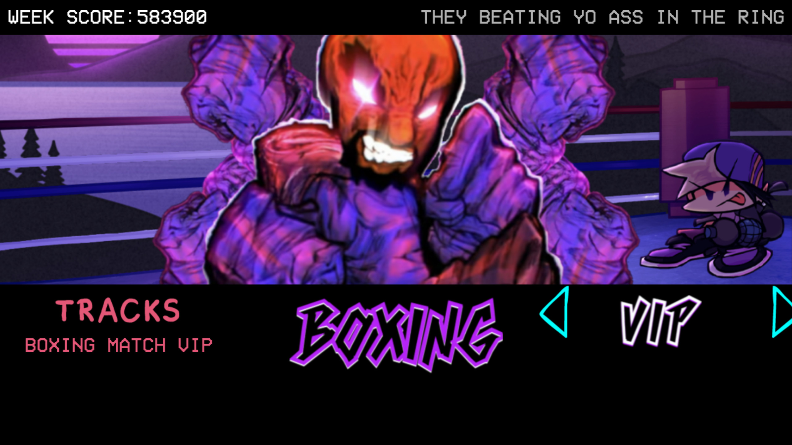 BOXING MATCH VIP CHARTED (High Effort) Mod for Friday Night Funkin ...
