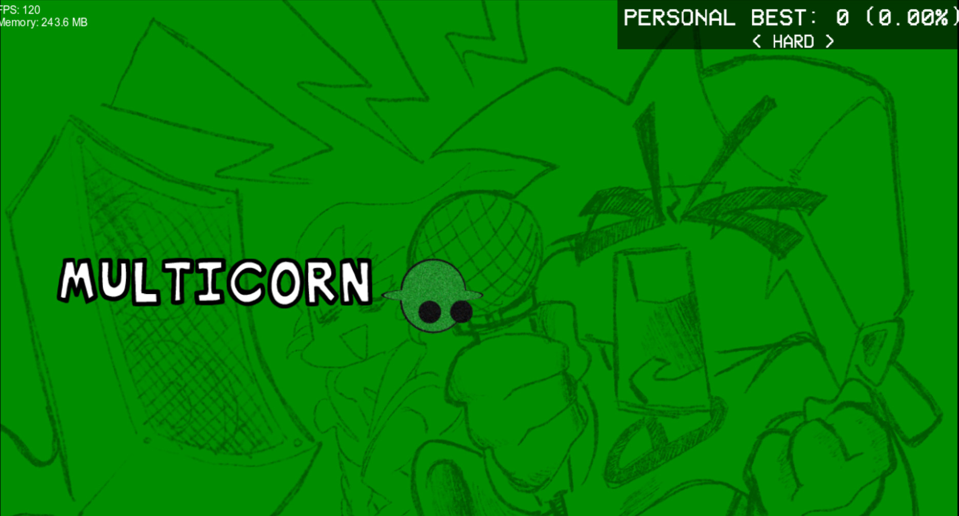 Multicorn charted Mod for Friday Night Funkin' | FNF Mods