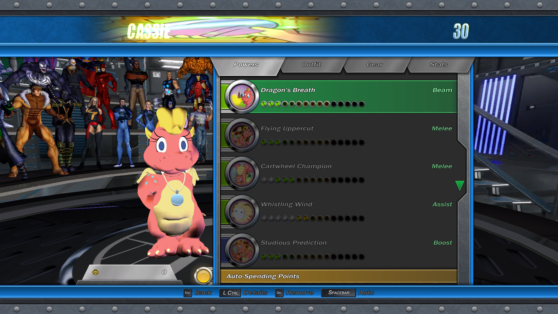 Cassie (Dragon Tales) Mod for Marvel: Ultimate Alliance | MUA Mods