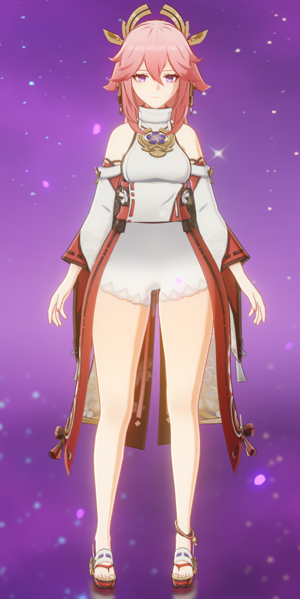 Slightly Thiccer Yae Miko Mod for Genshin Impact | GI Mods