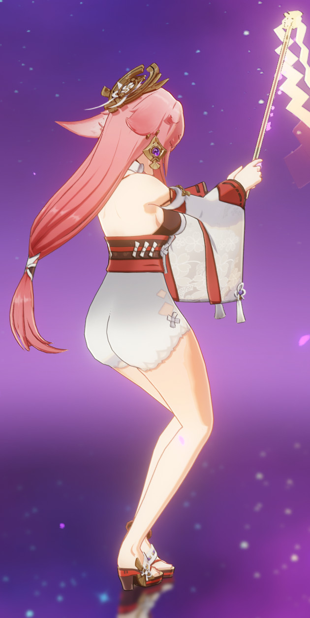 Slightly Thiccer Yae Miko Mod for Genshin Impact | GI Mods