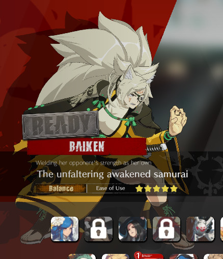 Baiken as Yi from Nine Sols Mod for GUILTY GEAR -STRIVE- | GGST Mods