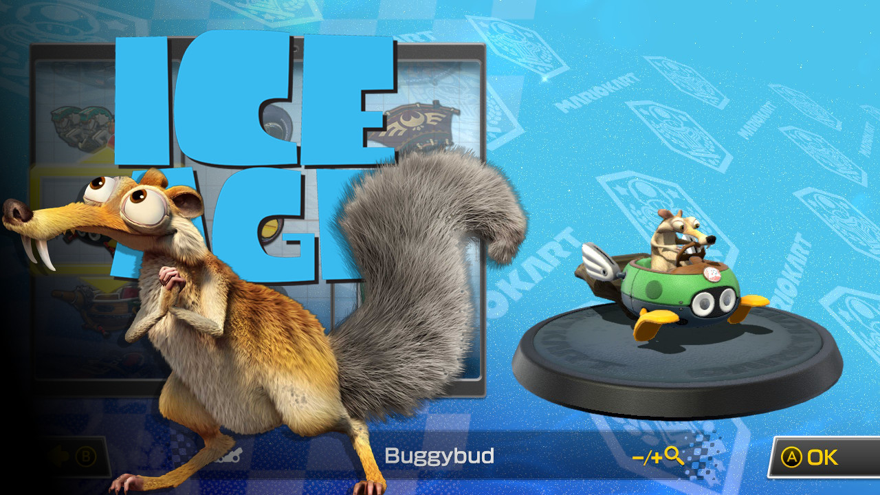 Scrat - Ice Age Mod for Mario Kart 8 Deluxe | MK8D Mods