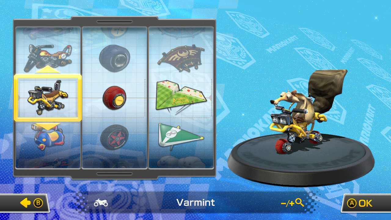 Scrat - Ice Age Mod for Mario Kart 8 Deluxe | MK8D Mods