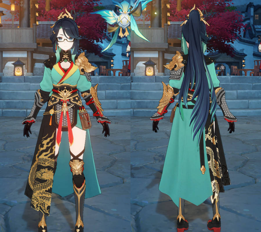 Xianyun Green Dragon Armor Mod Mod for Genshin Impact | GI Mods