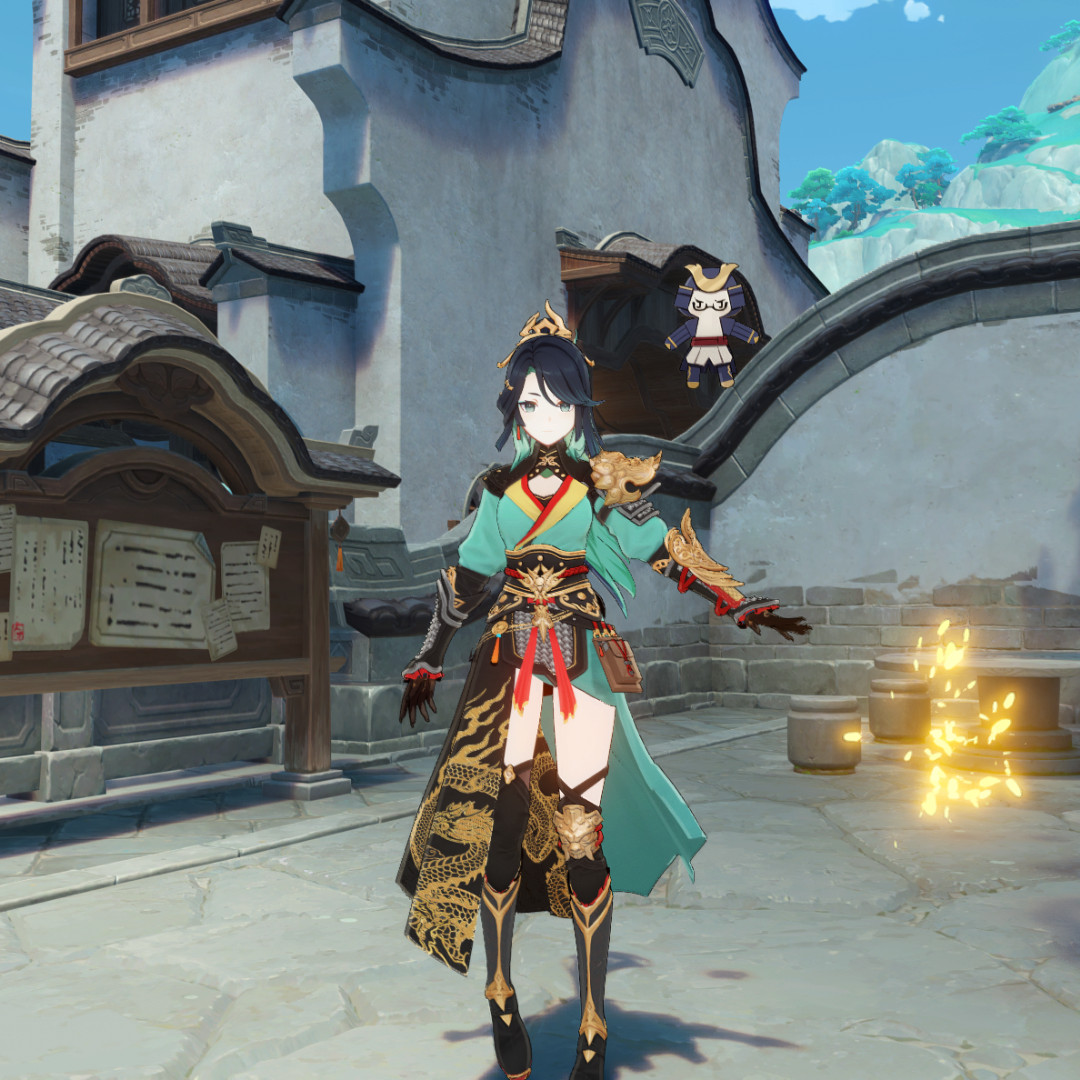 Xianyun Green Dragon Armor Mod Mod for Genshin Impact | GI Mods
