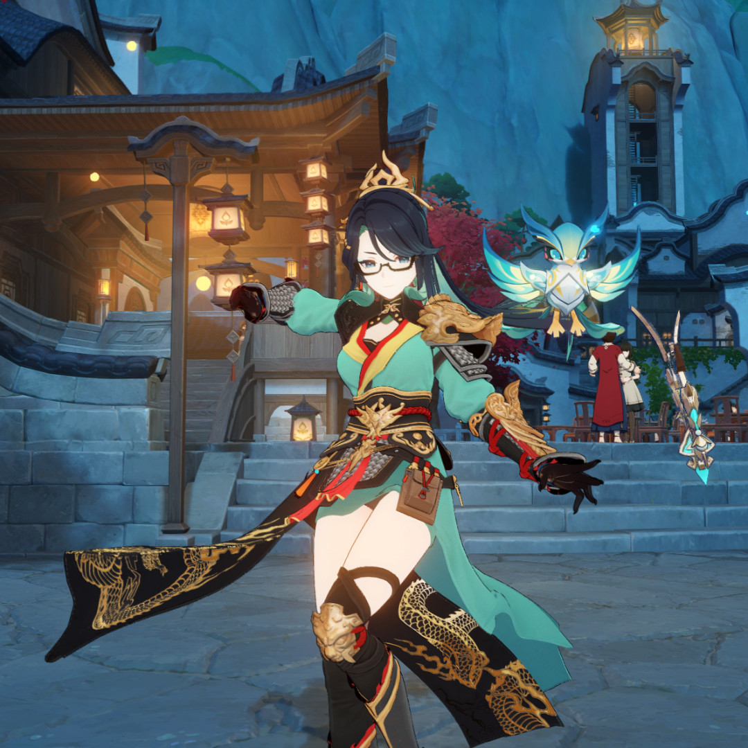 Xianyun Green Dragon Armor Mod Mod for Genshin Impact | GI Mods