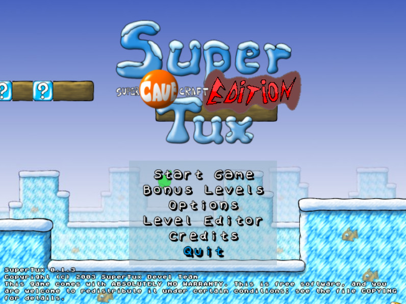 SuperTux SuperCaueCraft Edition Mod for SuperTux | ST Mods