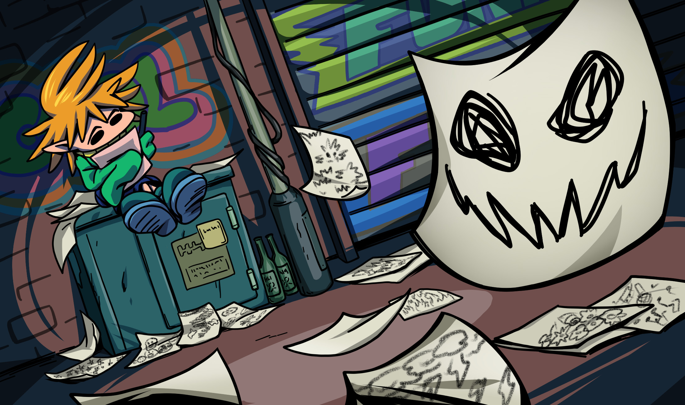 VS Scribble Girly DEMO Mod for Friday Night Funkin' | FNF Mods