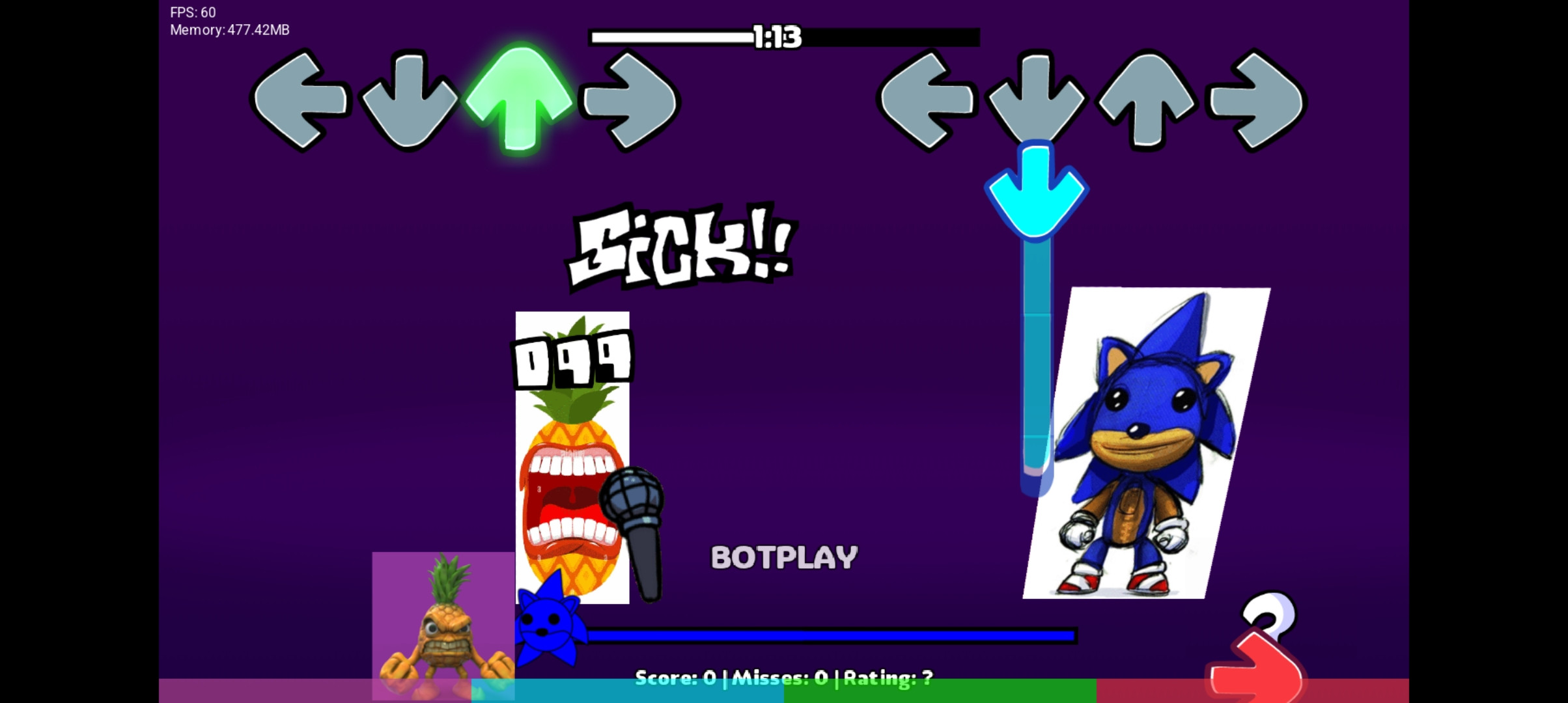 Friday Night Funkin' Vs. LBP Sonic (Joke PNG Mod) Mod for Friday Night ...