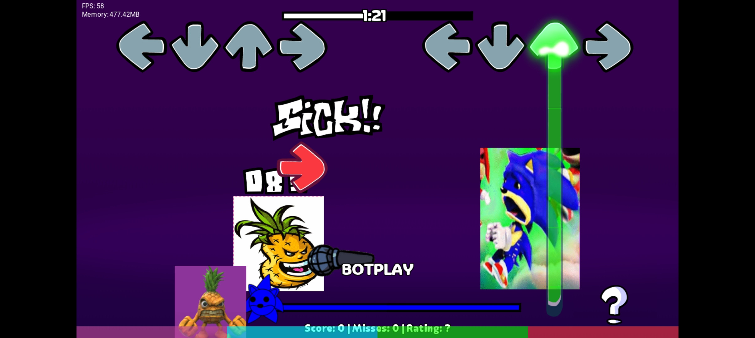 Friday Night Funkin' Vs. LBP Sonic (Joke PNG Mod) Mod for Friday Night ...