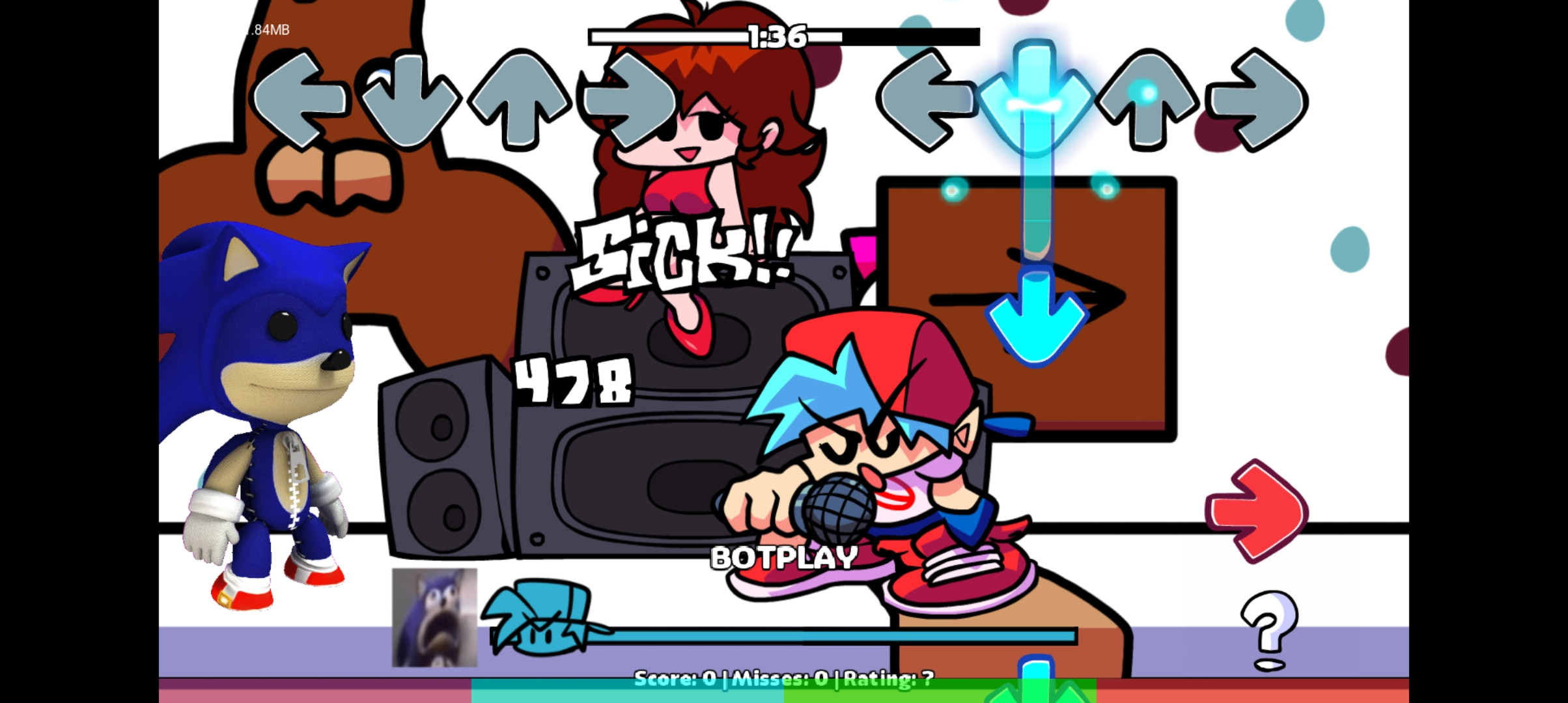 Friday Night Funkin' Vs. LBP Sonic (Joke PNG Mod) Mod for Friday Night ...