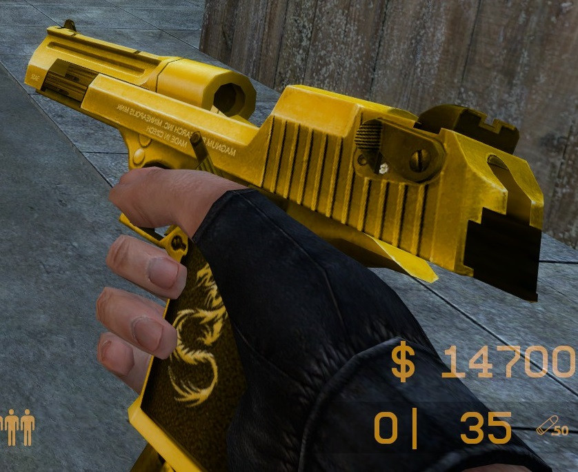 Golden Dragon Deagle Mod for Counter-Strike: Source | CS:S Mods