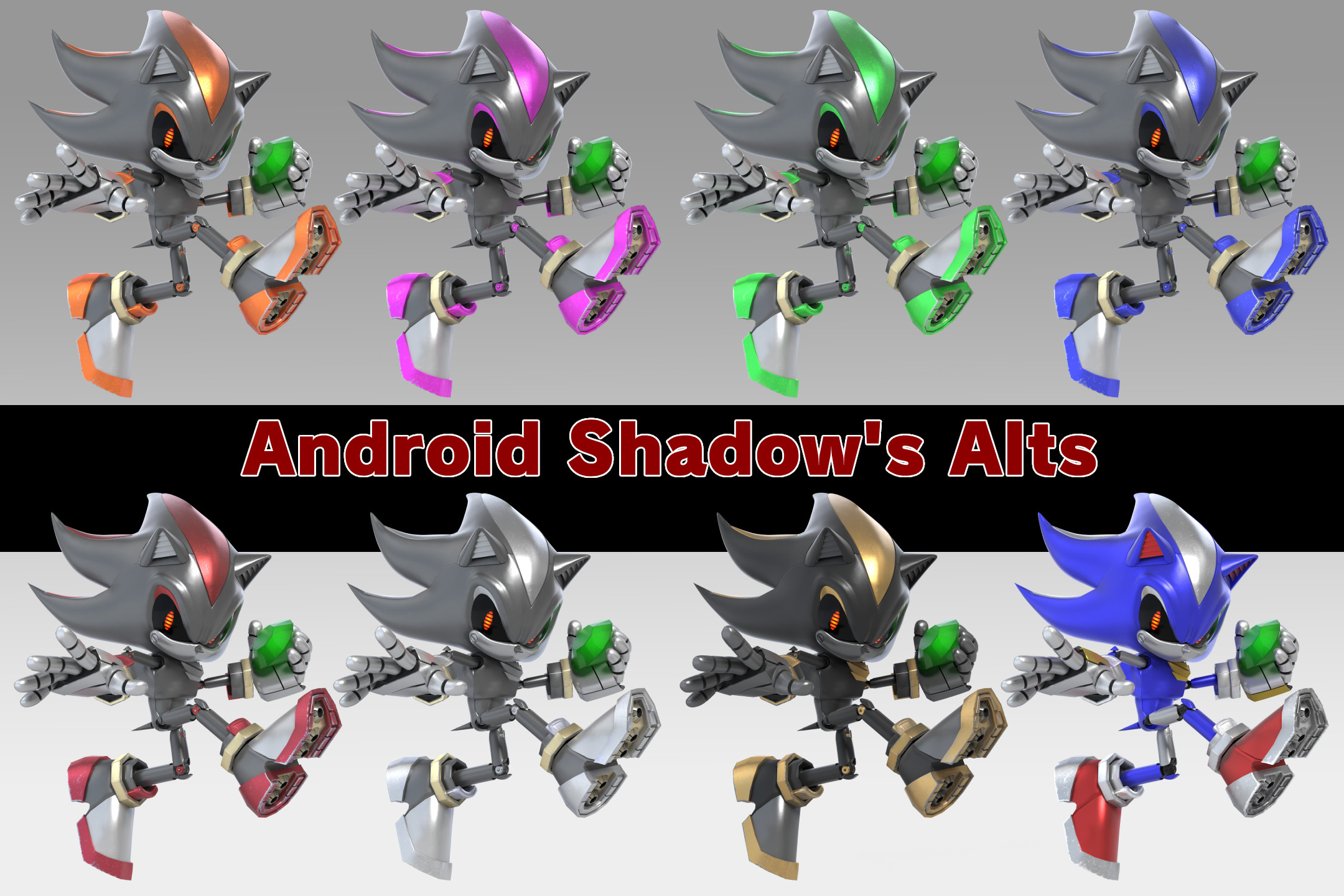 Android Shadow {Moveset Patch} Mod for Super Smash Bros. Ultimate ...