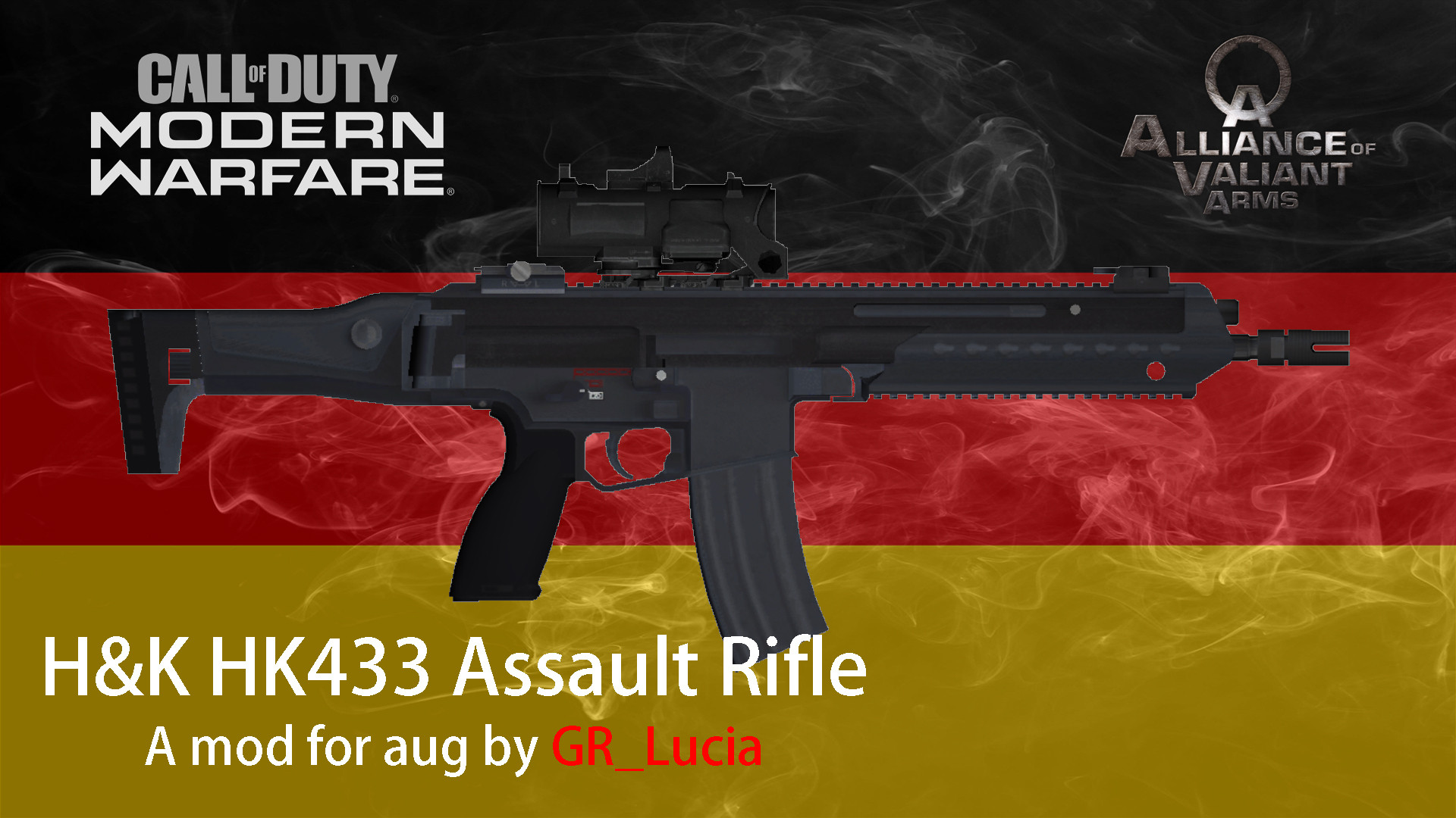 Heckler & Koch HK433 on MW2019 Animation Mod for Counter-Strike 1.6 | CS1.6 Mods