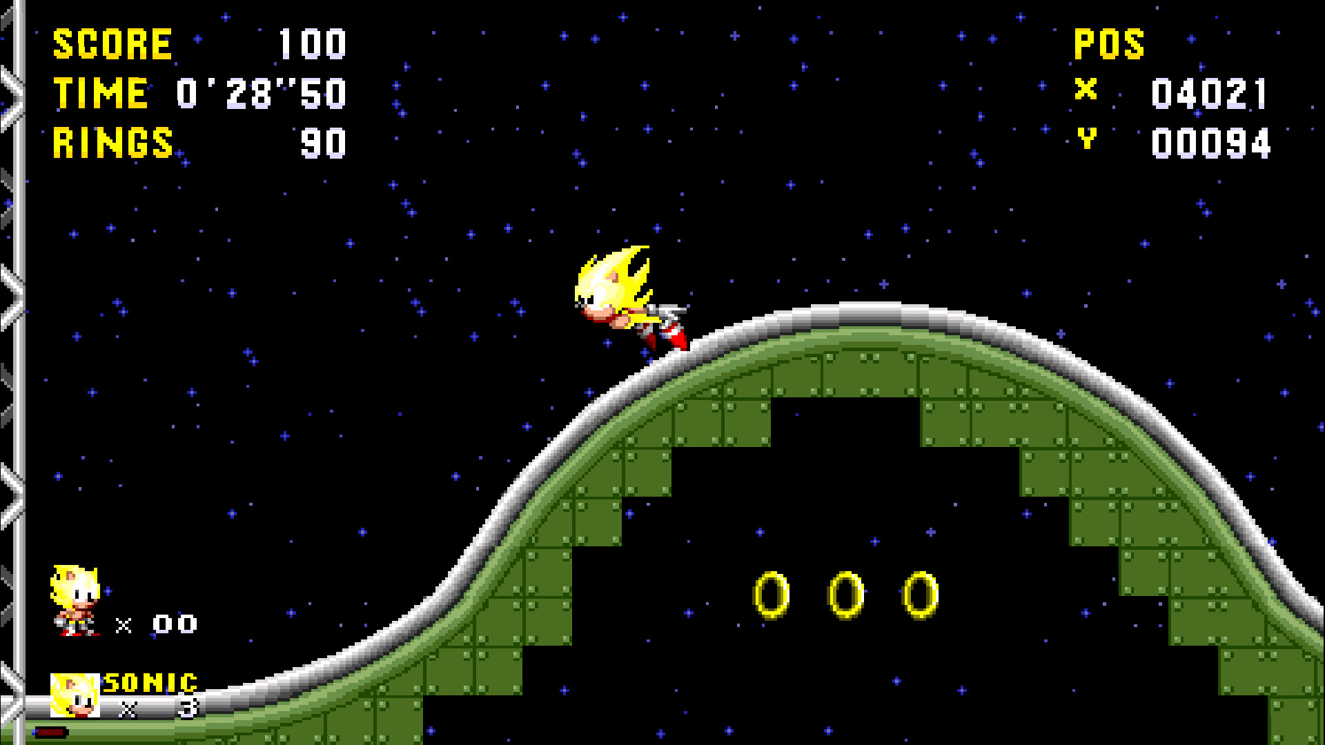 Continues HUD (S1F) Mod for Sonic the Hedgehog Forever | S1F Mods