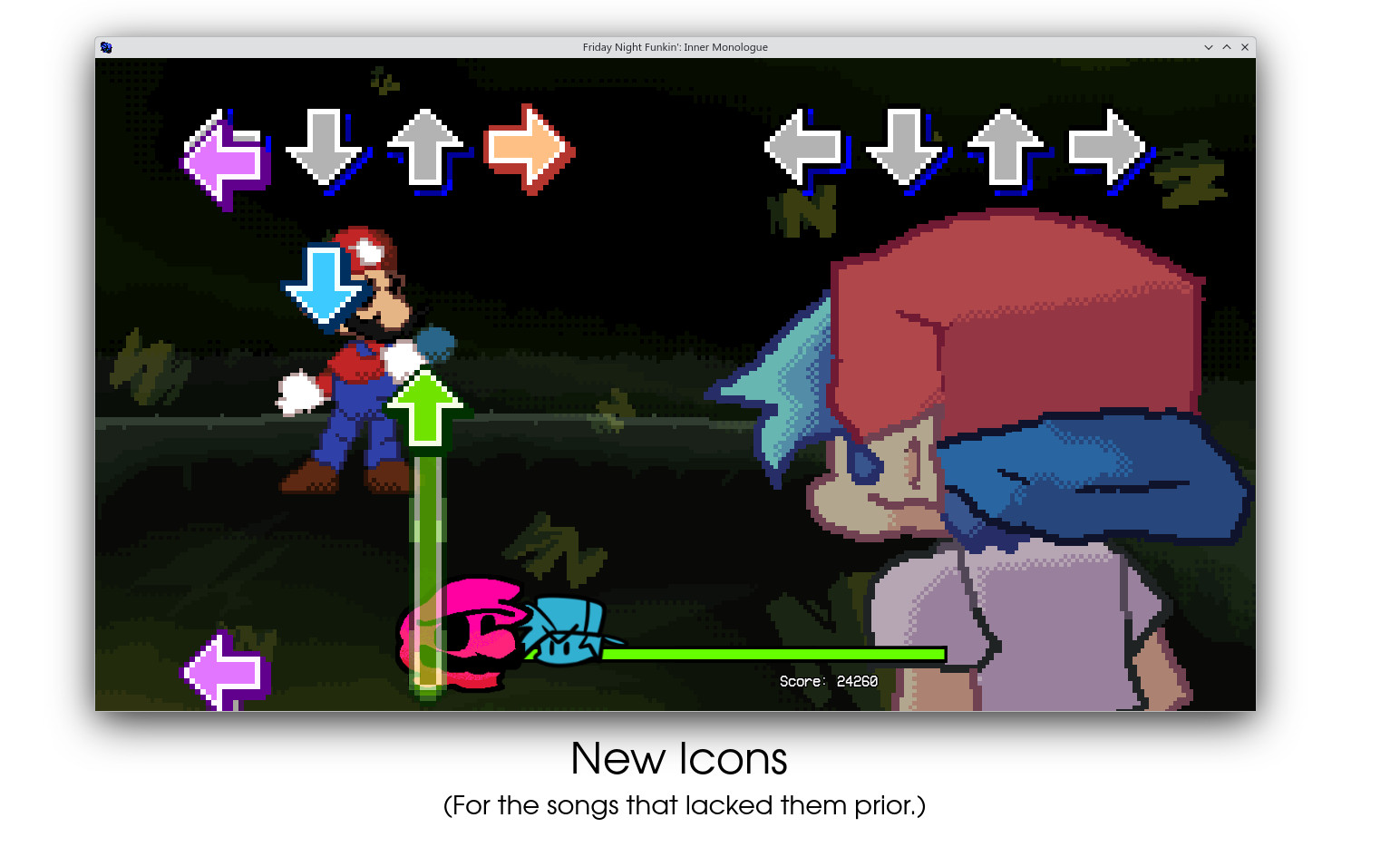 FNF Inner Monologue | VS Faceless Mario v1.01 Mod for Friday Night ...