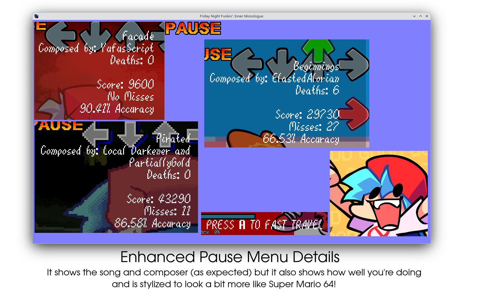 FNF Inner Monologue | VS Faceless Mario v1.01 Mod for Friday Night ...