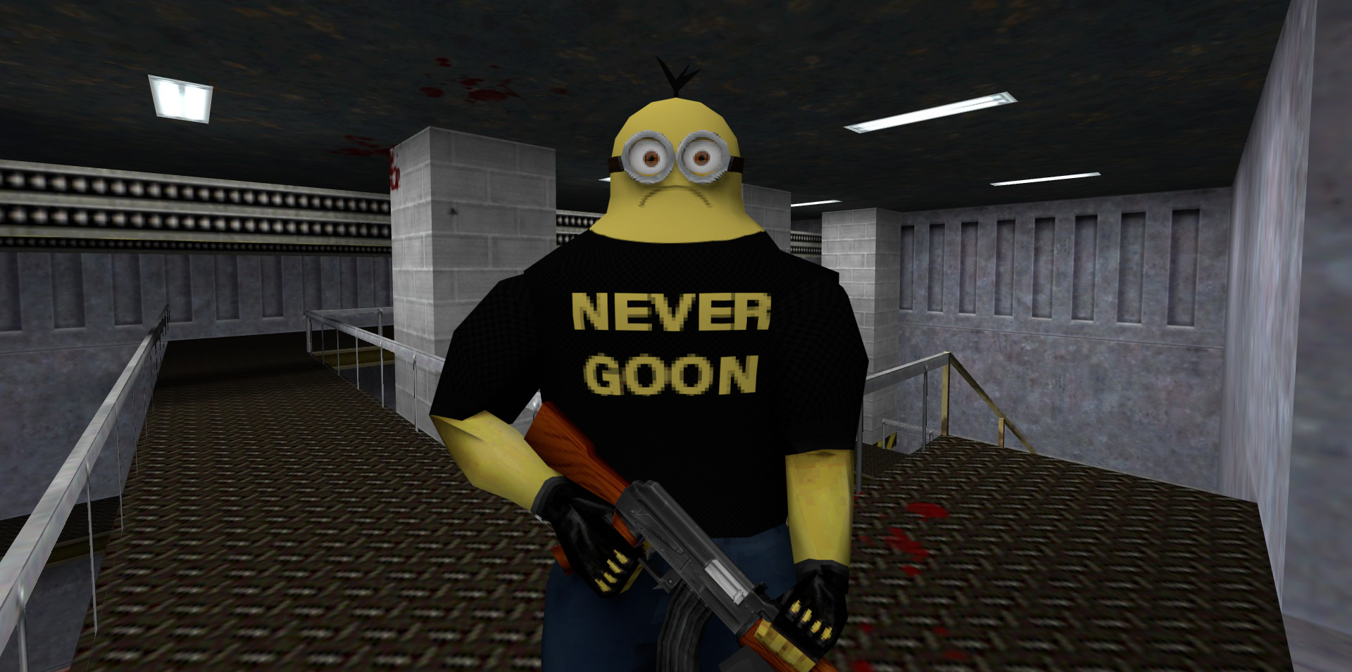 NEVER GOON Minion as HECU Mod for Half-Life | HL Mods