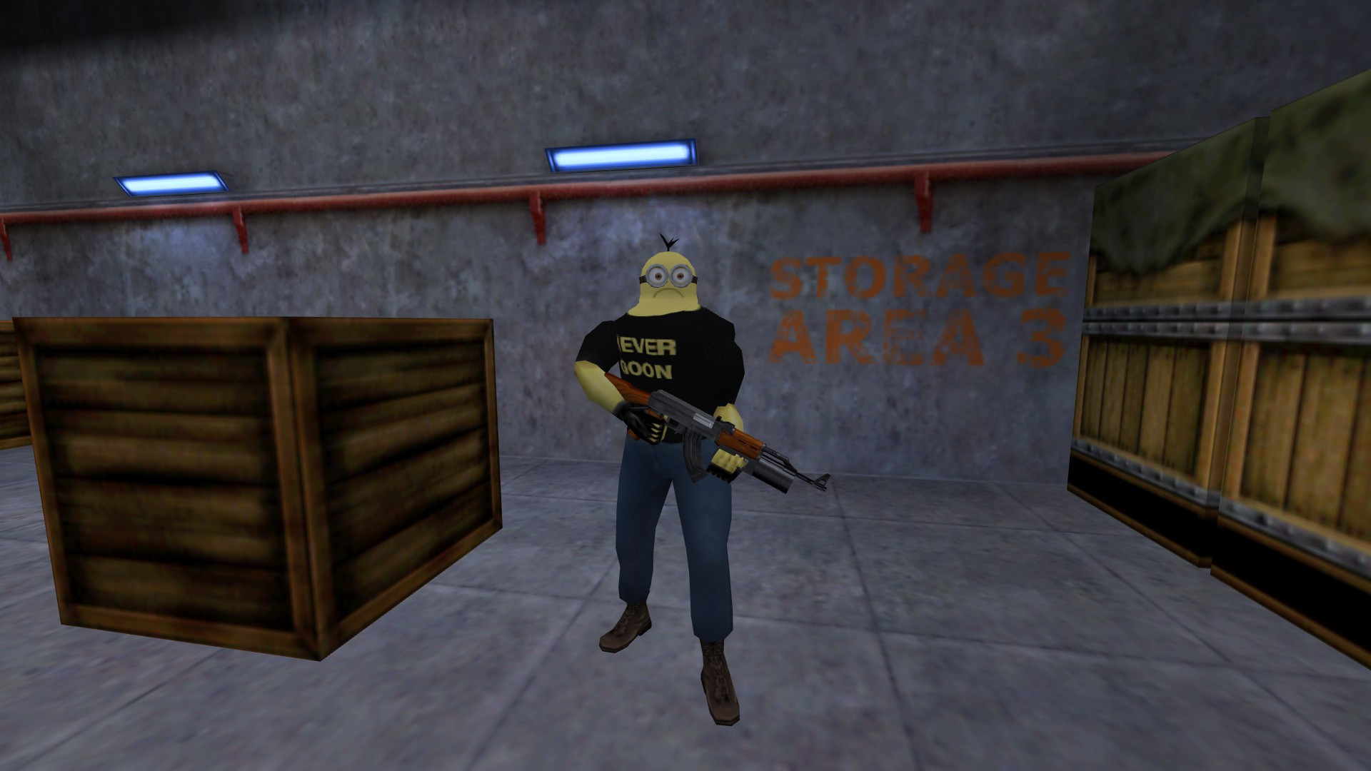 NEVER GOON Minion as HECU Mod for Half-Life | HL Mods