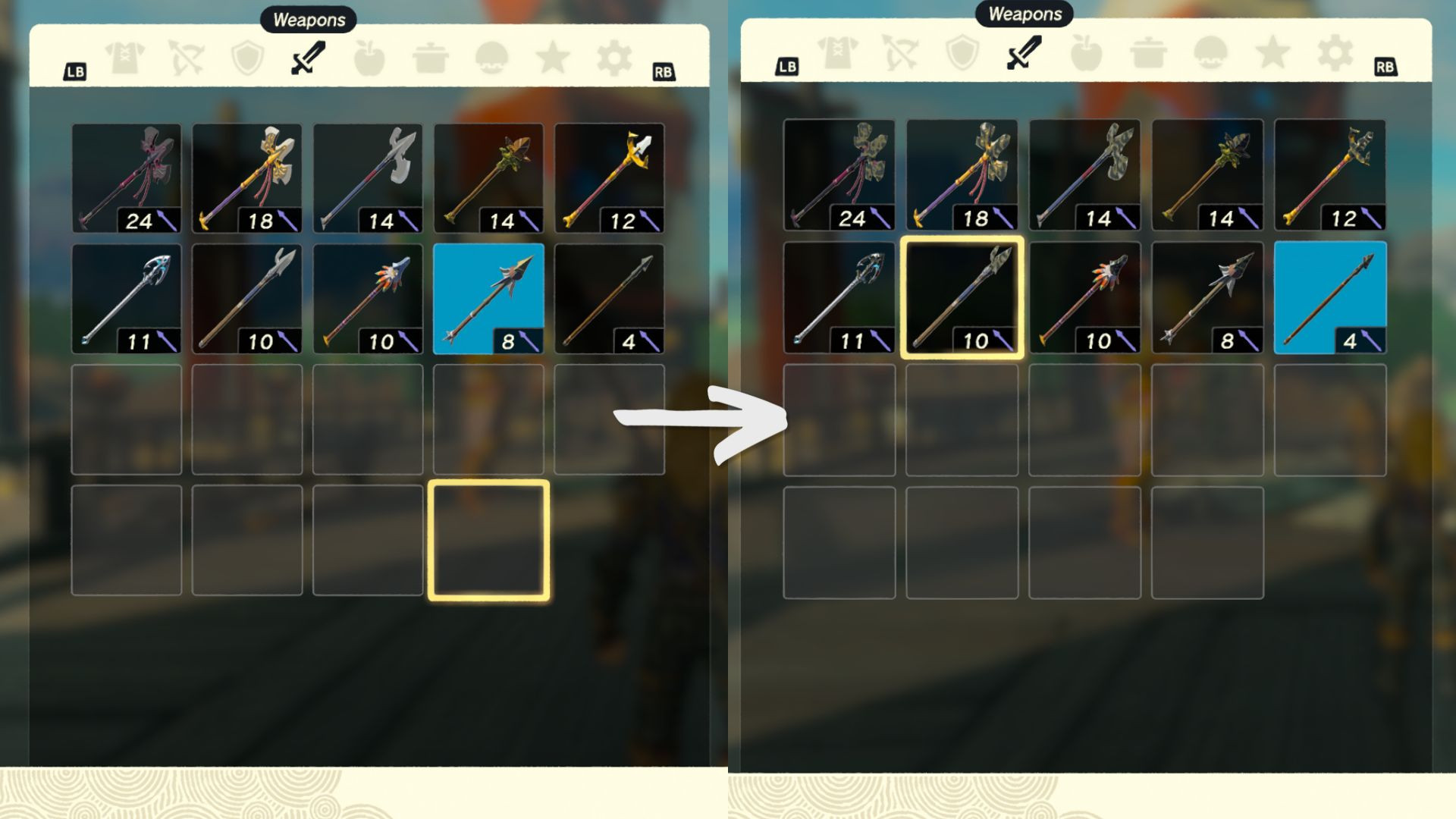 Decayed Weapons have Pristine Weapon Stats Mod for The Legend of Zelda ...