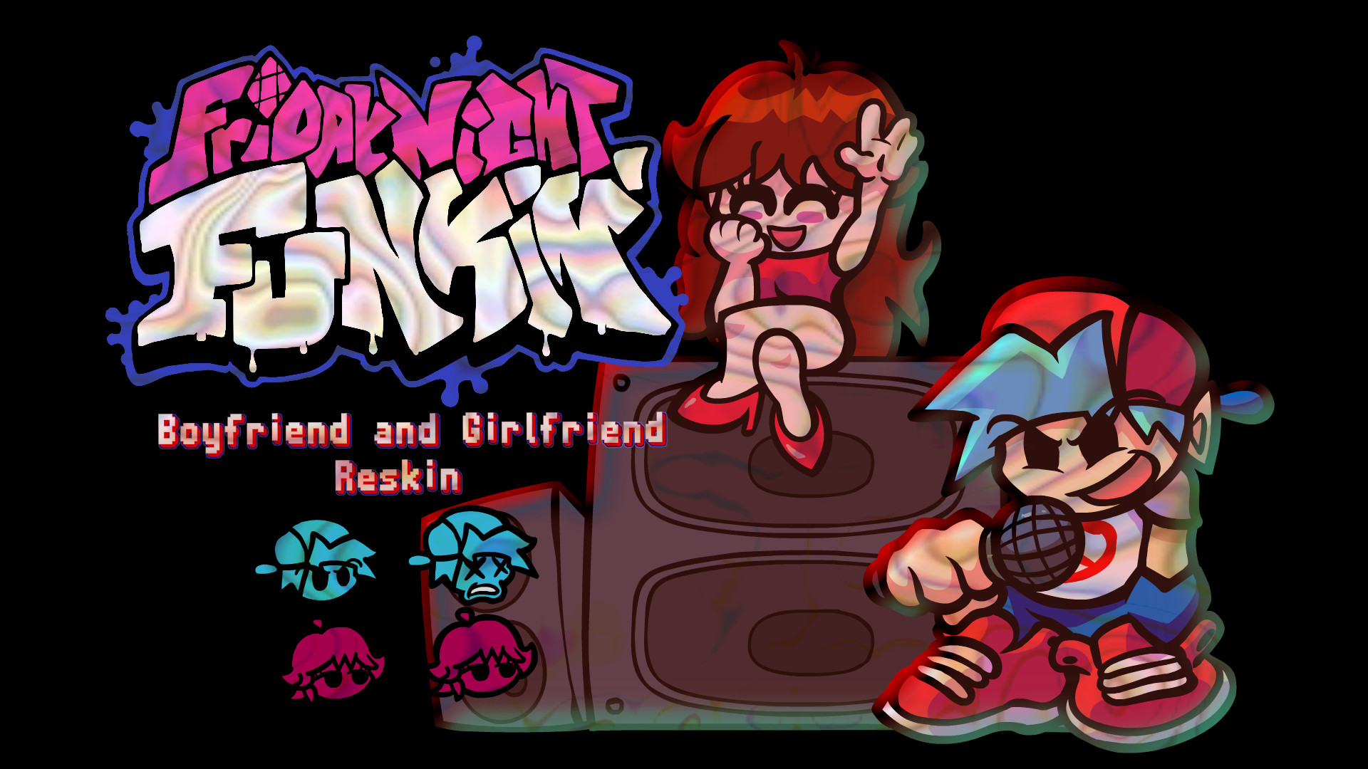 FNF - Boyfriend and Girlfriend Reanimated Mod for Friday Night Funkin' | FNF Mods