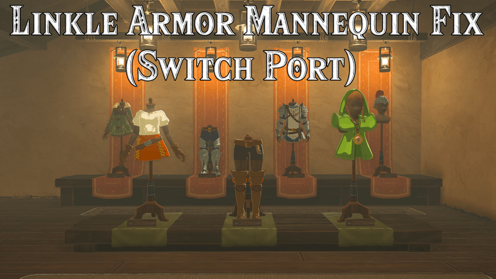 Linkle Armor Mannequin Fix (Switch Port) Mod for The Legend of Zelda ...