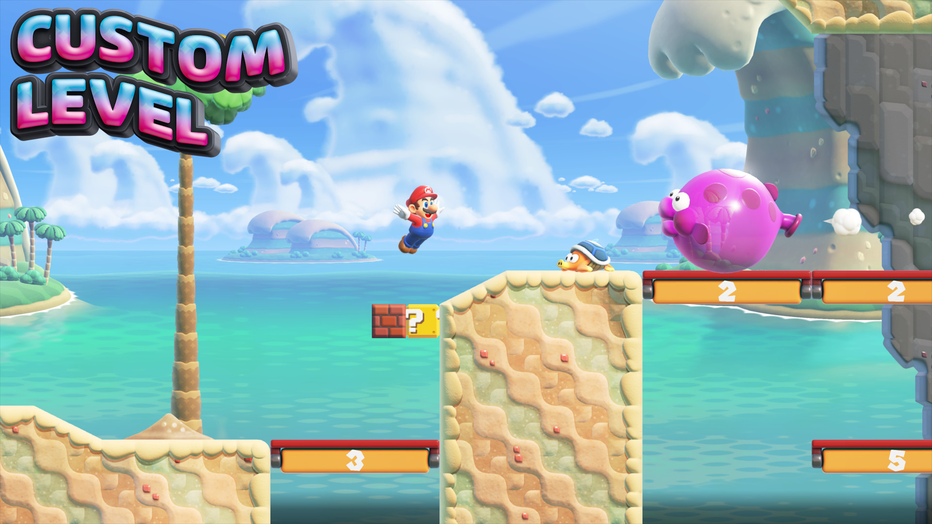 Custom Level: Petal Bloomp Mod for Super Mario Bros. Wonder | SMBW Mods
